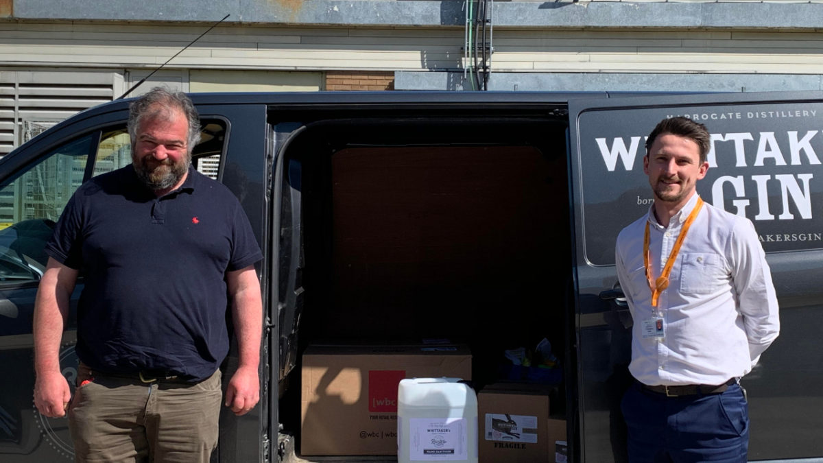 Yorkshire gin and beer companies collaborate to produce hand sanitiser ...