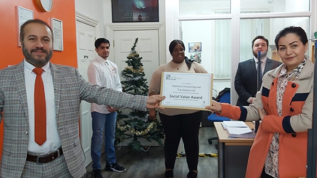 Absolute Interpreting & Translations awarded Social Value Award ...