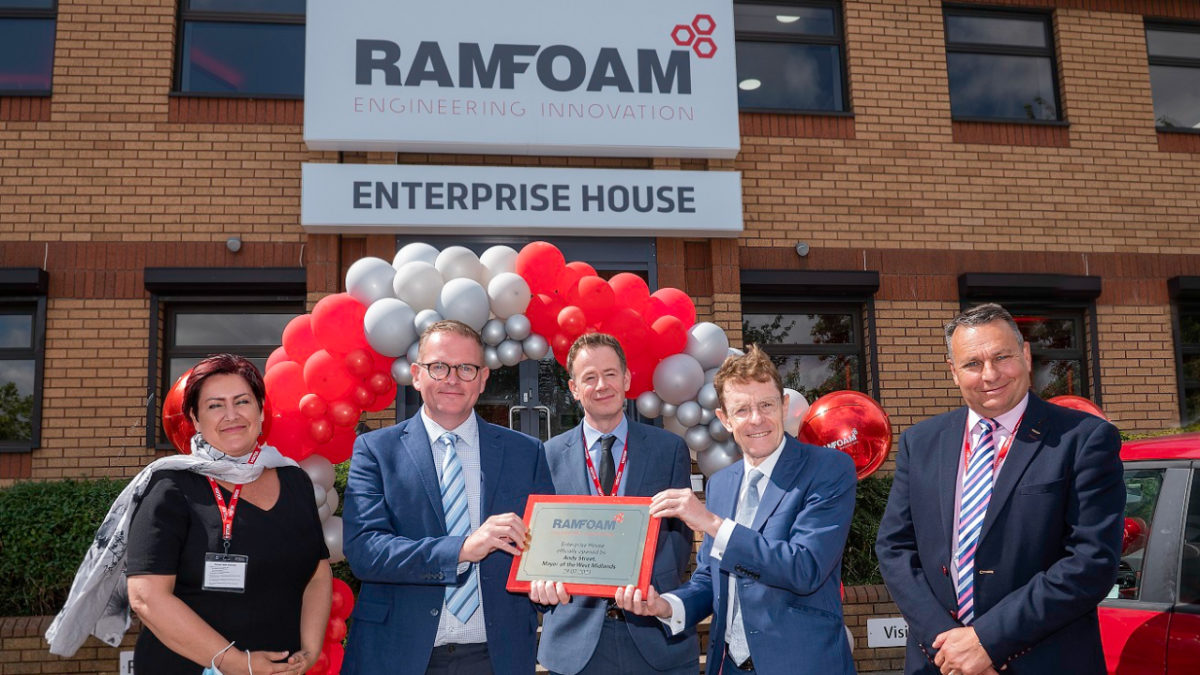 Mayor opens Ramfoam's new headquarters as company embraces digital ...