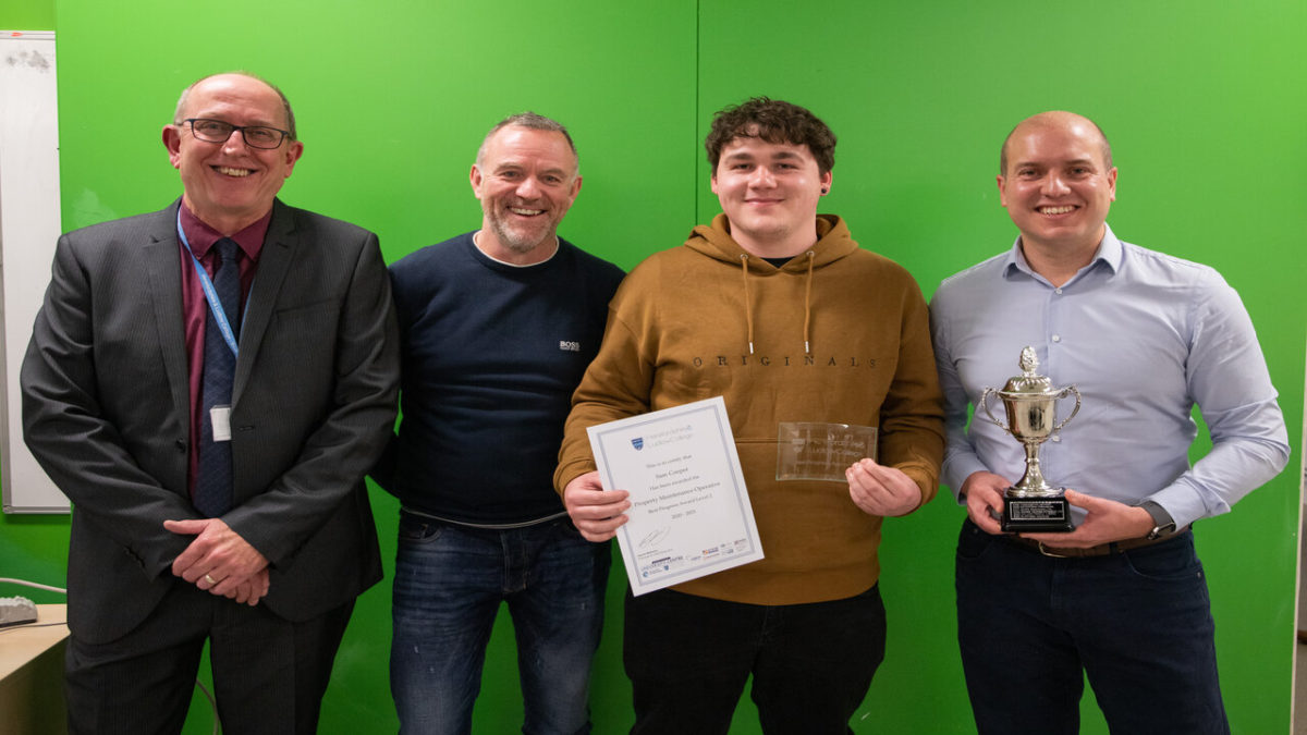 Property maintenance apprentice wins top college award - Business Mondays