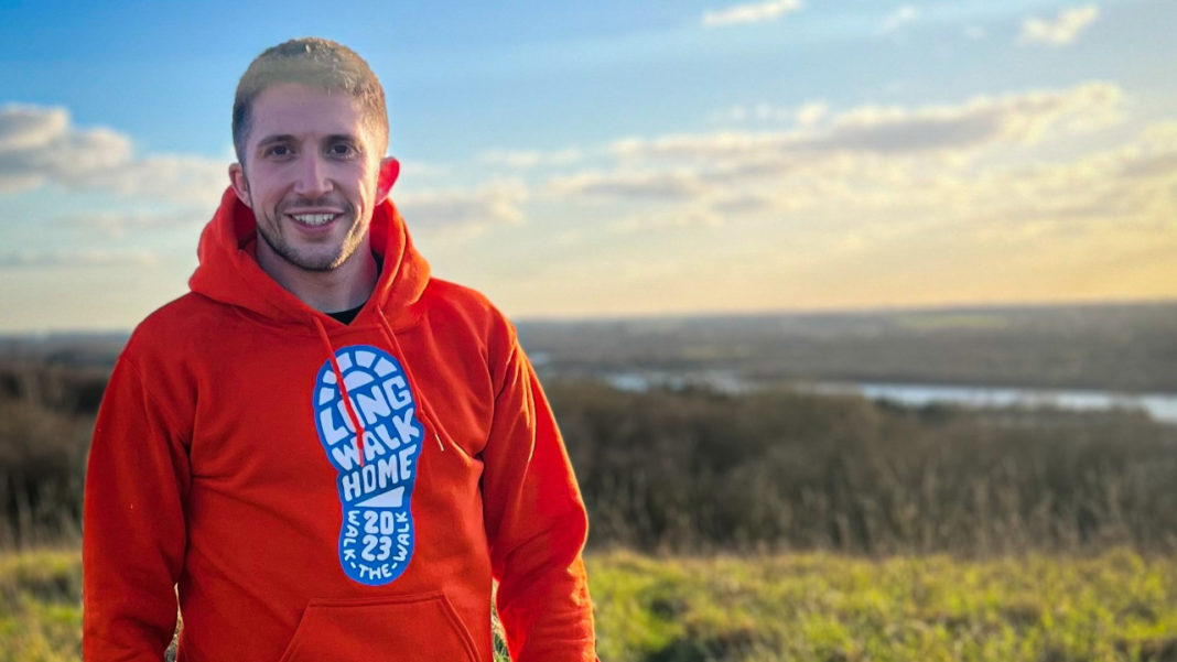 Businessman Joins Coach Who Inspired Him on Long Walk Home Charity ...