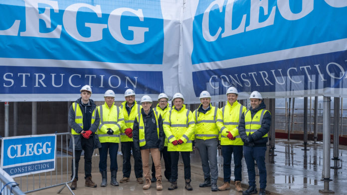 Clegg Construction Stages Topping Out Ceremony At Apartment Scheme In ...