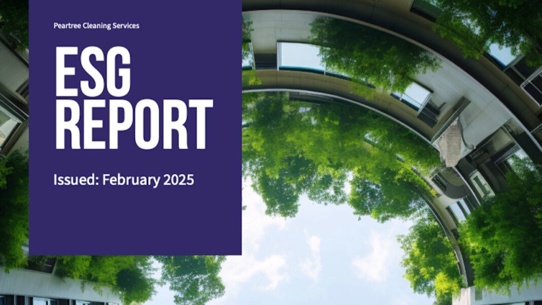 Peartree Cleaning launches ESG Report, showcasing bold steps towards ...
