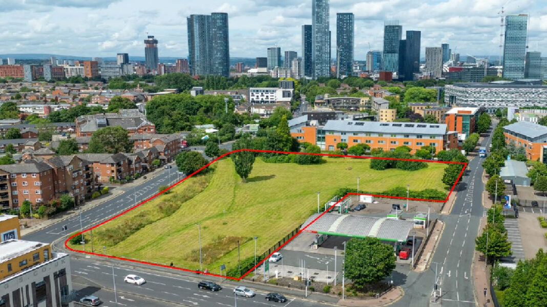 Prominent 2.75 acre development site at edge of Manchester City Centre ...
