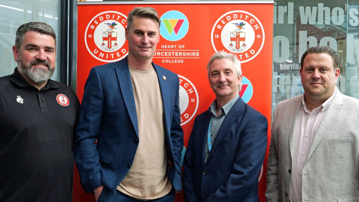 Heart of Worcestershire College and Redditch United Football Club forge ...