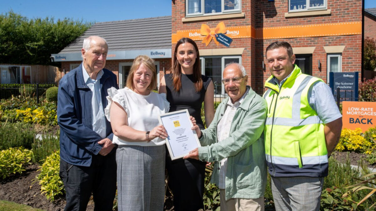 Bellway receives Civic Society award in Macclesfield - Business Mondays