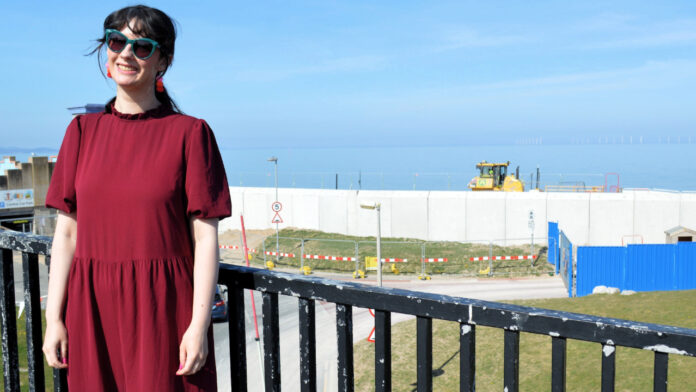 Artists put final touches to striking seaside mural symbolising Rhyl ...