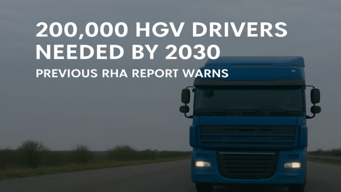 200,000 HGV Drivers Needed by 2030, Previous RHA Report Warns ...
